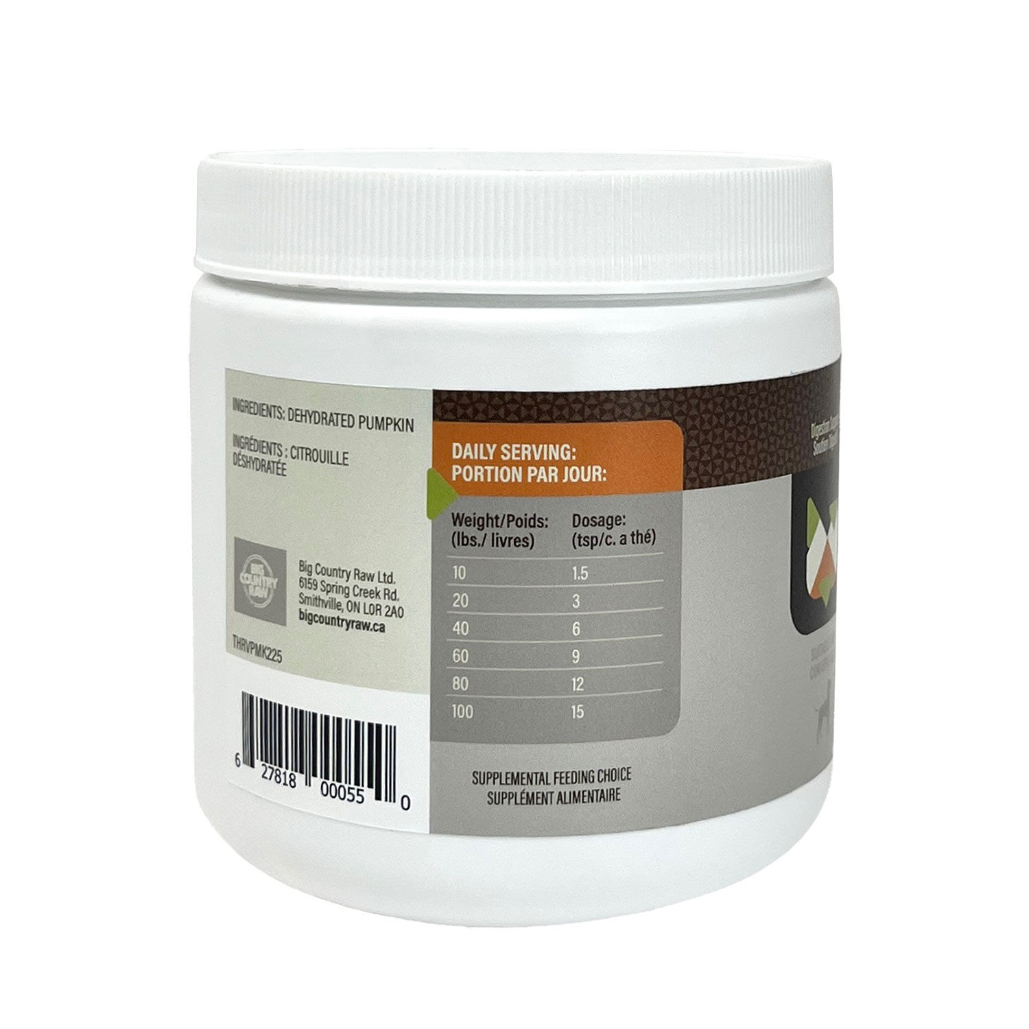 Dehydrated Pumpkin Powder Thrive | Mondou