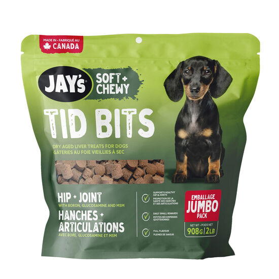 Tid Bits Soft and Chewy Hip & Joint Dog Treats Jay's | Mondou
