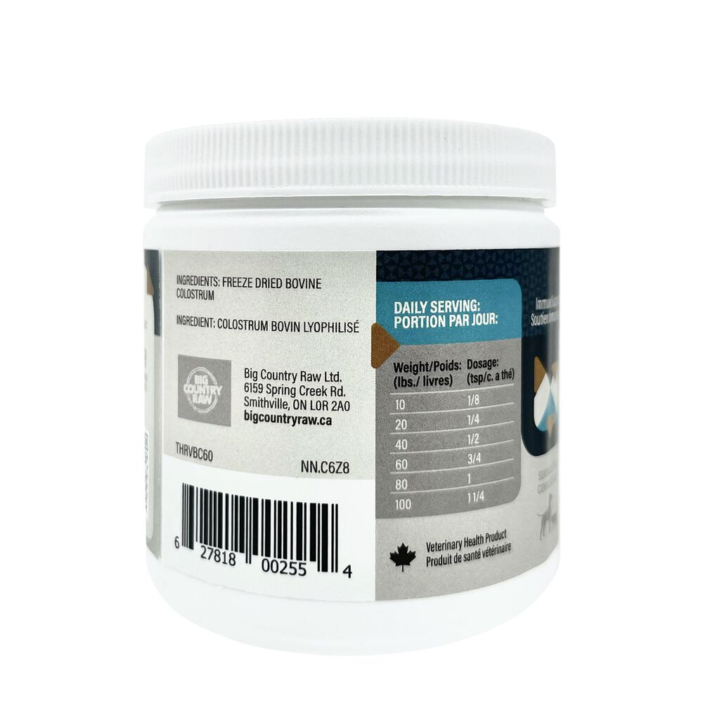 Supplément Colostrum Bovin pour santé immunitaire