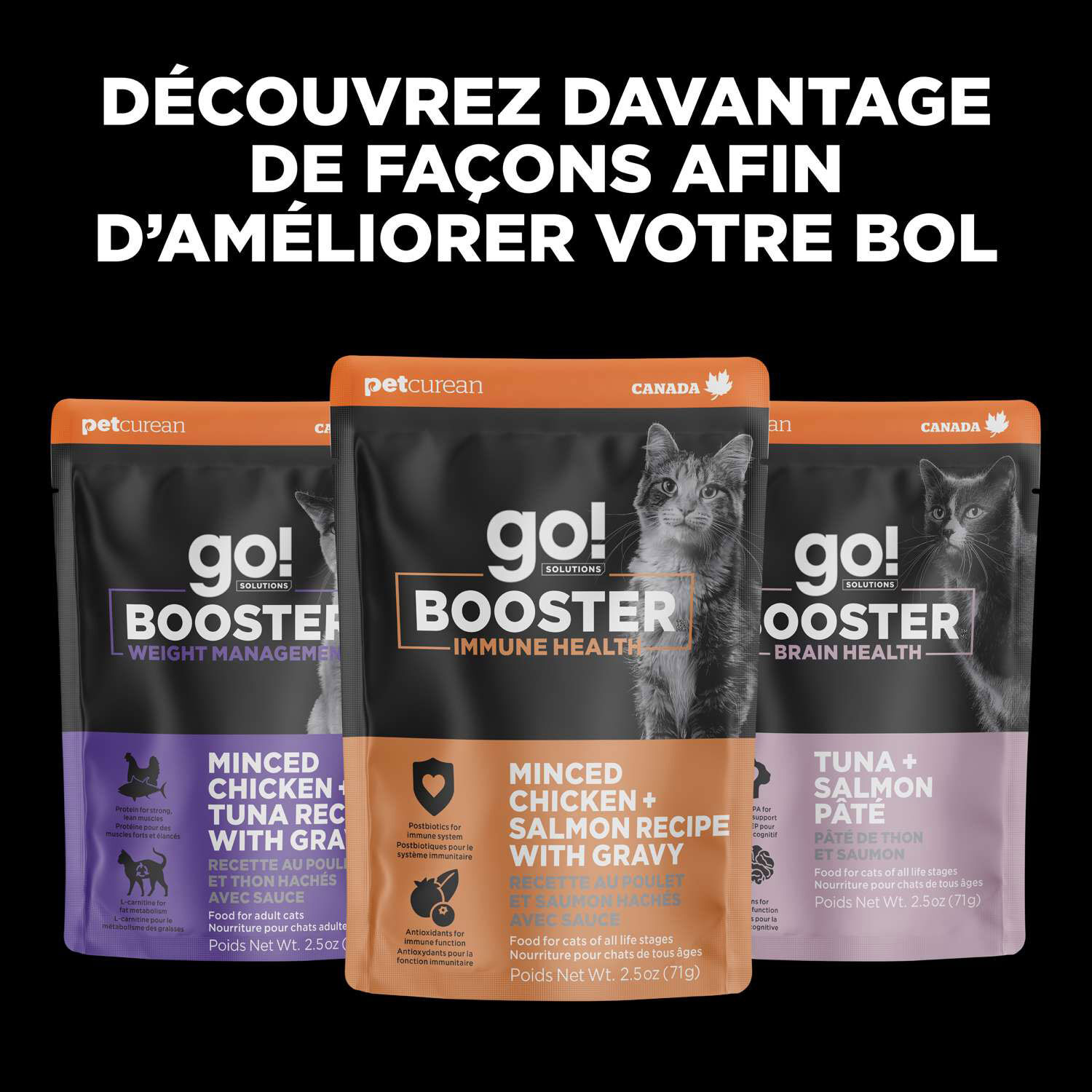 Booster Digestive Health Minced Chicken and Duck with Gravy for Cats ...