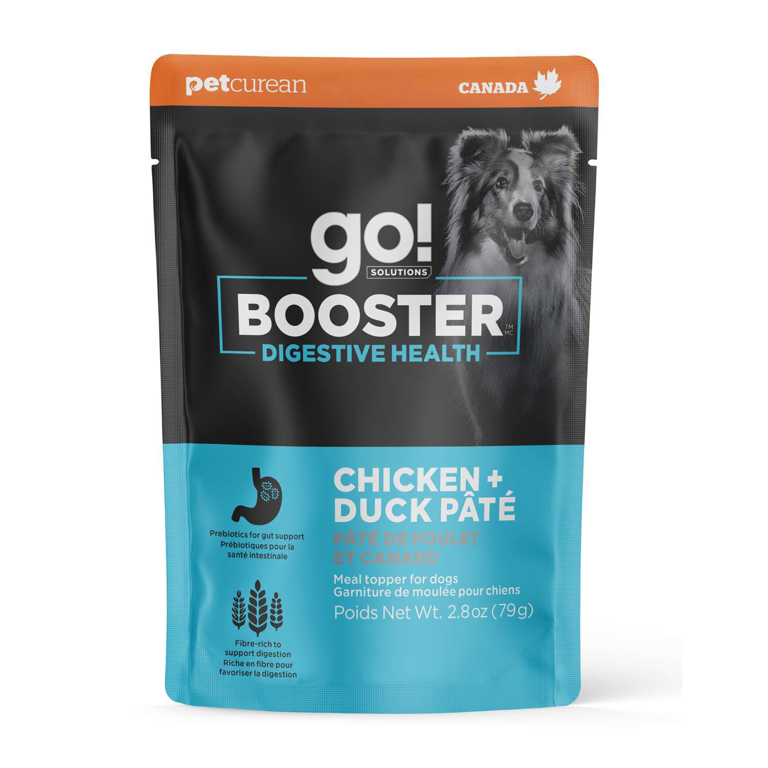 Booster Digestive Health Chicken and Duck Pâté Meal Topper for Dogs, 79 ...