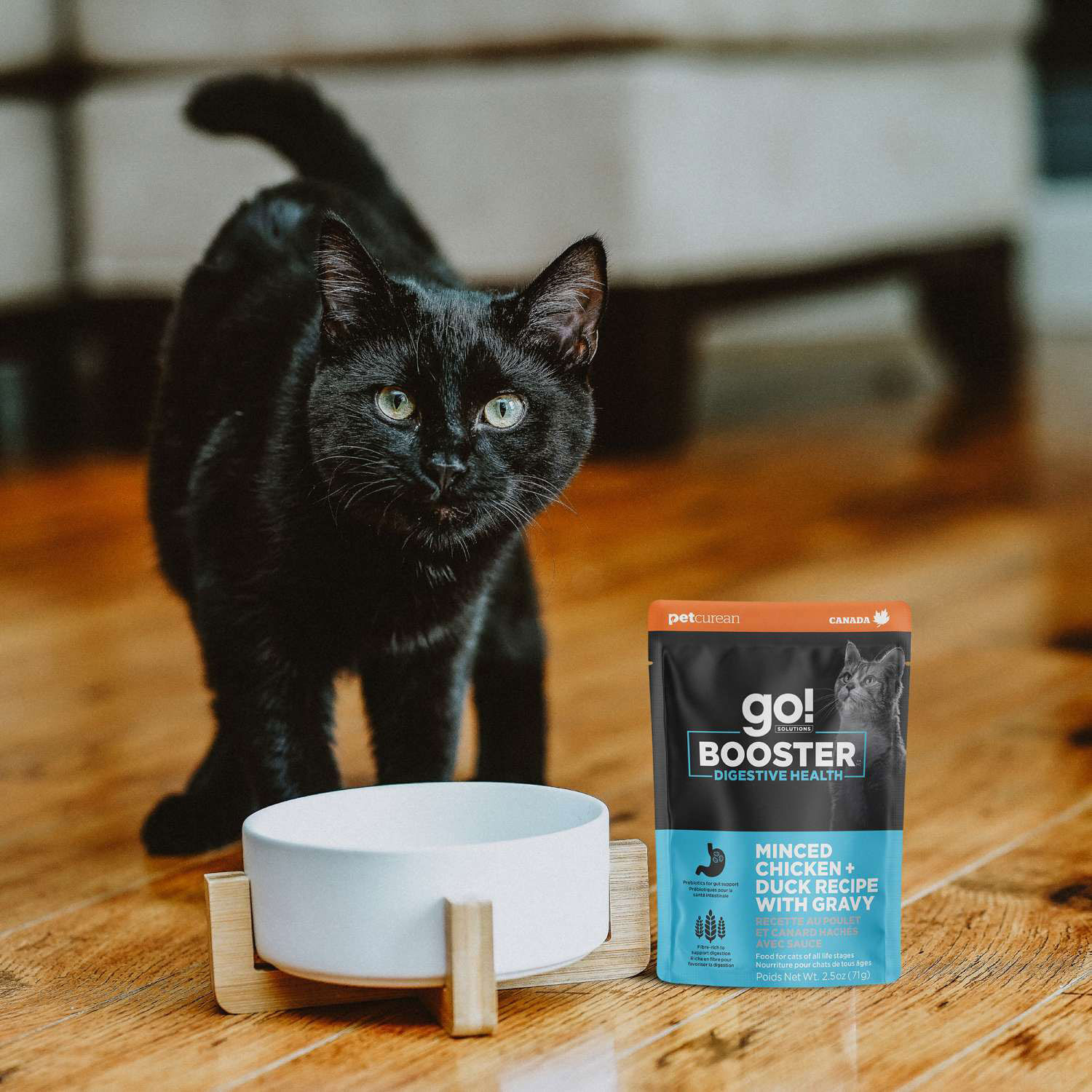 Booster Digestive Health Minced Chicken and Duck with Gravy for Cats ...