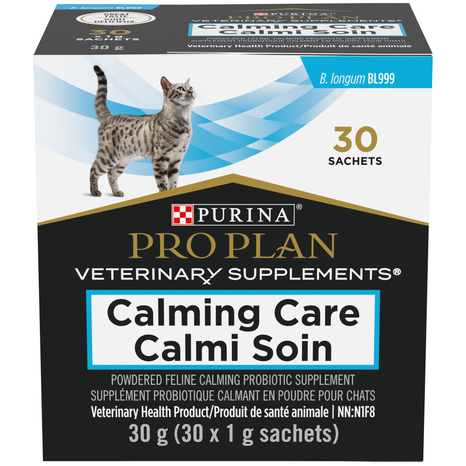 Calming Care Powdered Feline Calming Probiotic Supplement, 30 g Pro Plan Veterinary Supplements ...