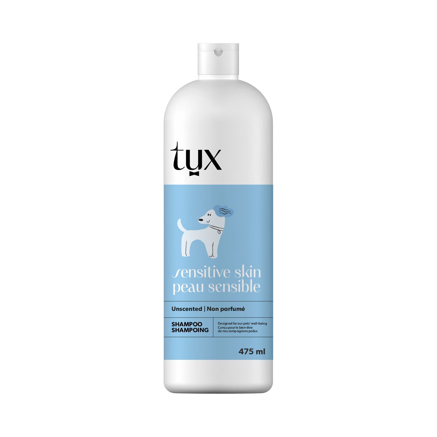 Shampoing pour peau sensible pour chiens, 475 ml