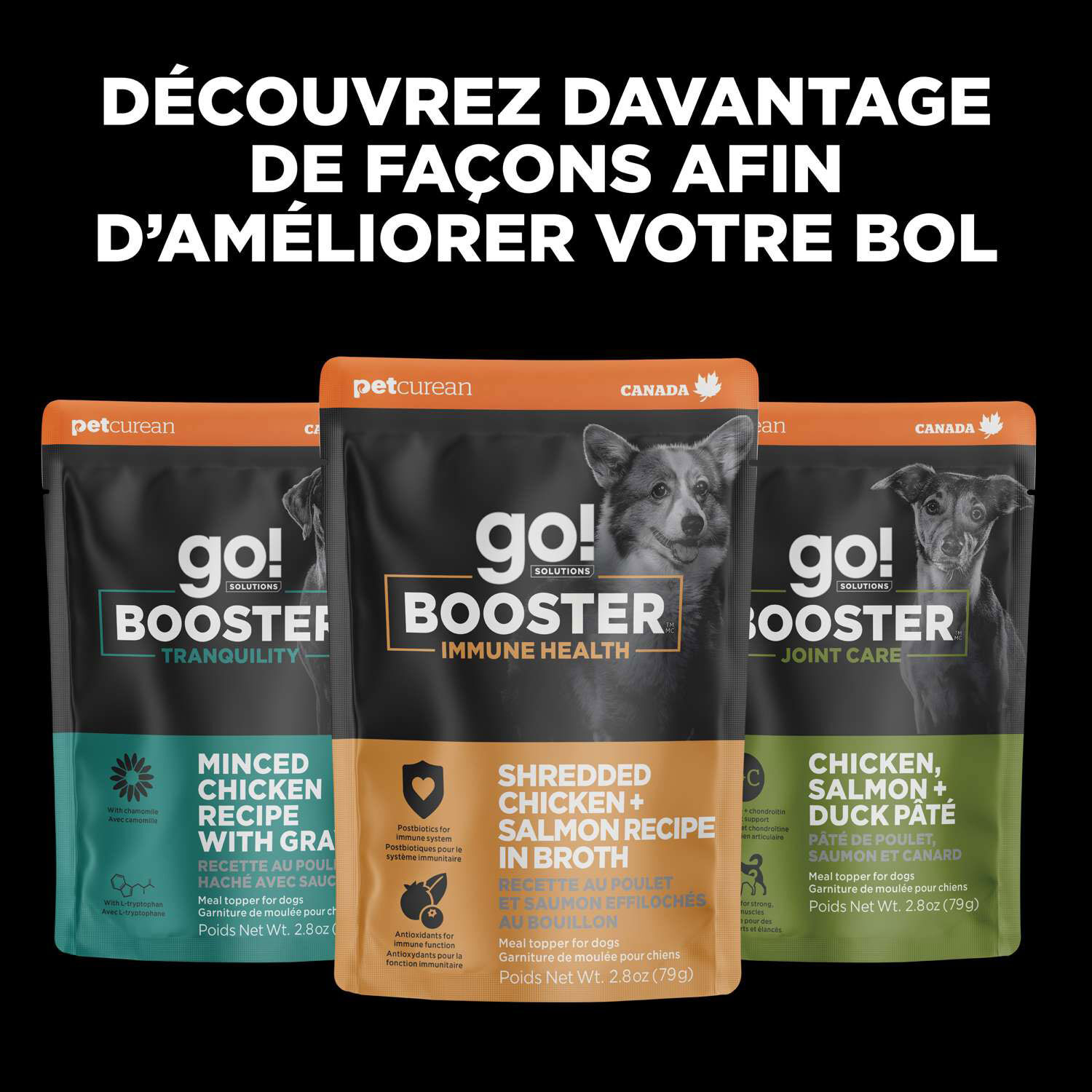 Booster Digestive Health Chicken and Duck Pâté Meal Topper for Dogs, 79 ...