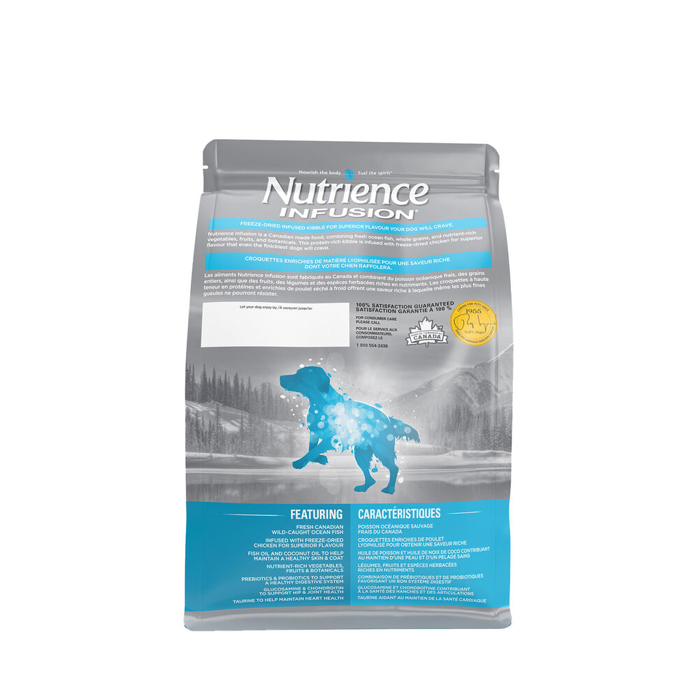 Ocean Fish Healthy Adult Dry Food Formula for Dogs, 10 kg Nutrience ...