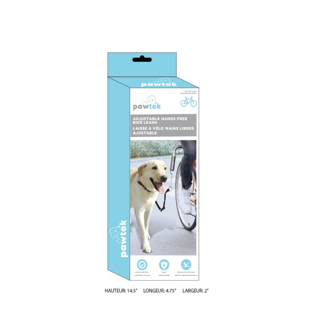 Adjustable hands free bike leash Pawtek NOR | Mondou