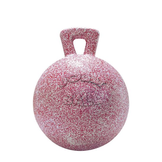 Horse Jolly Ball with Handle, red and white Jolly Pets 001 | Mondou