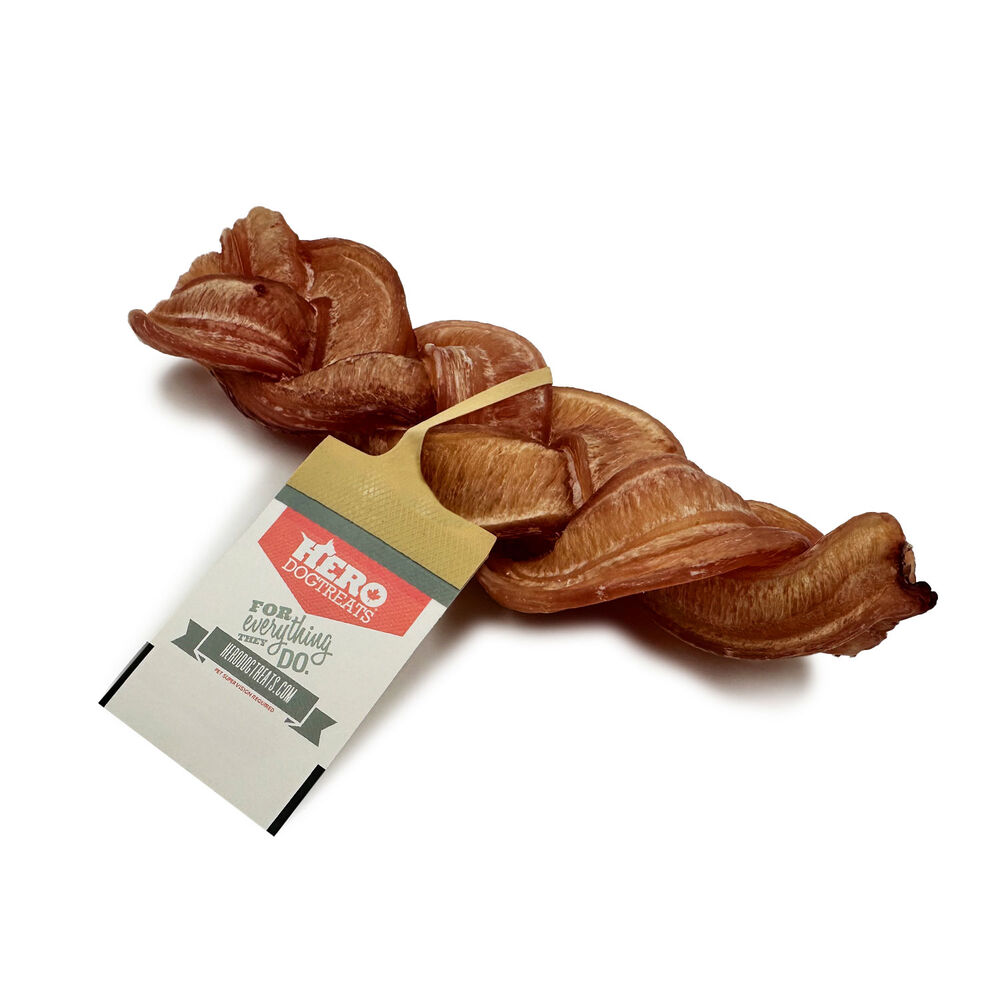 Braided bully stick dog treat Hero Dog Treats | Mondou