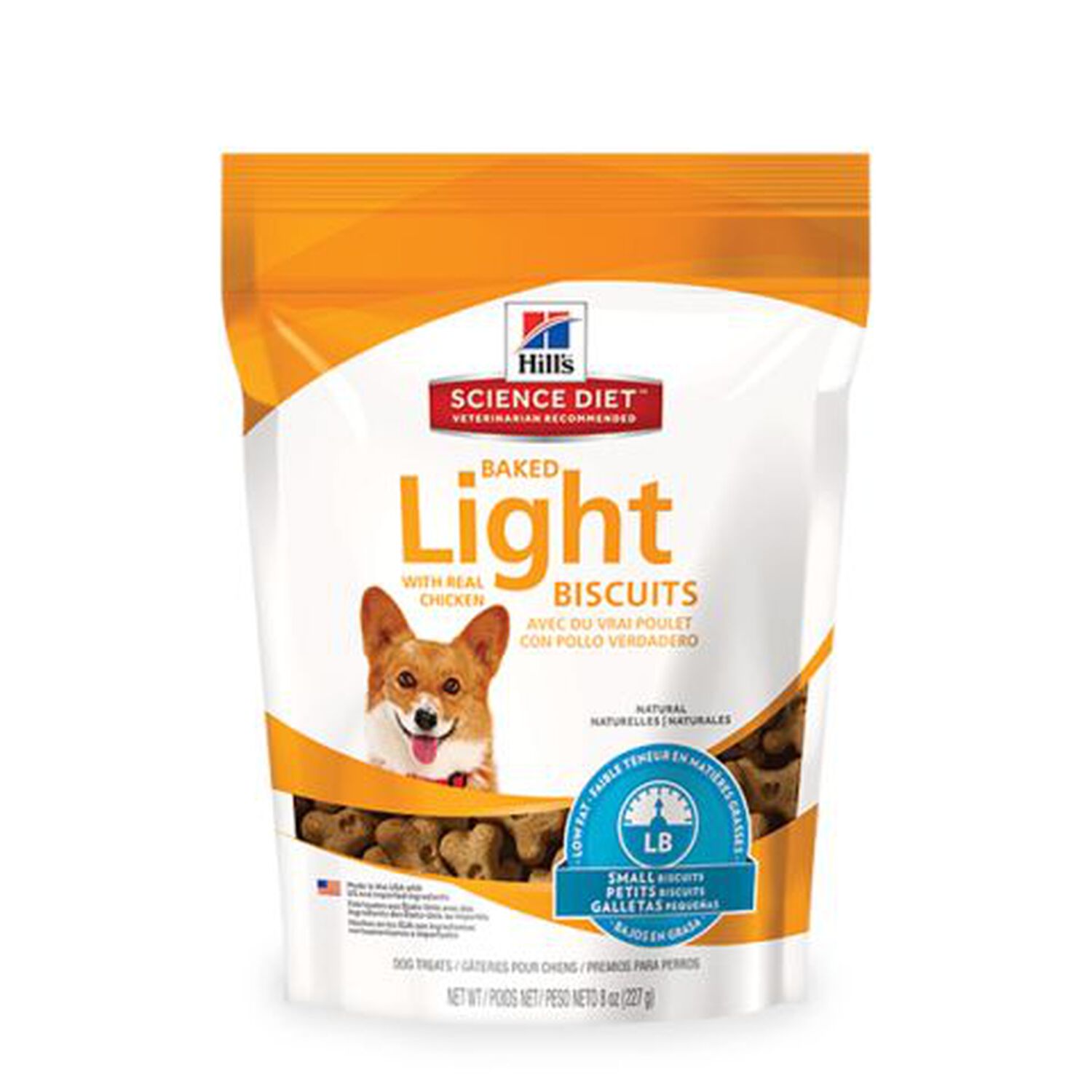 Natural Baked Light Biscuits with Real Chicken for Small Dogs, 227 g ...
