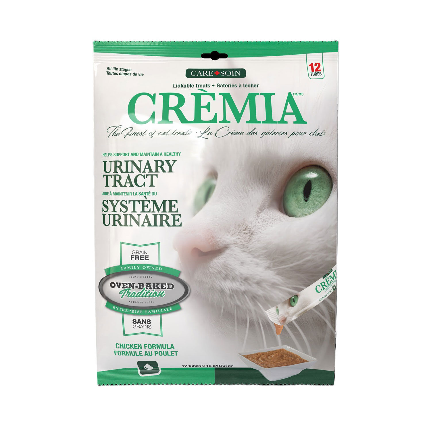 Crémia Chicken Urinary Formula Puree for Cats Oven-Baked Tradition | Mondou