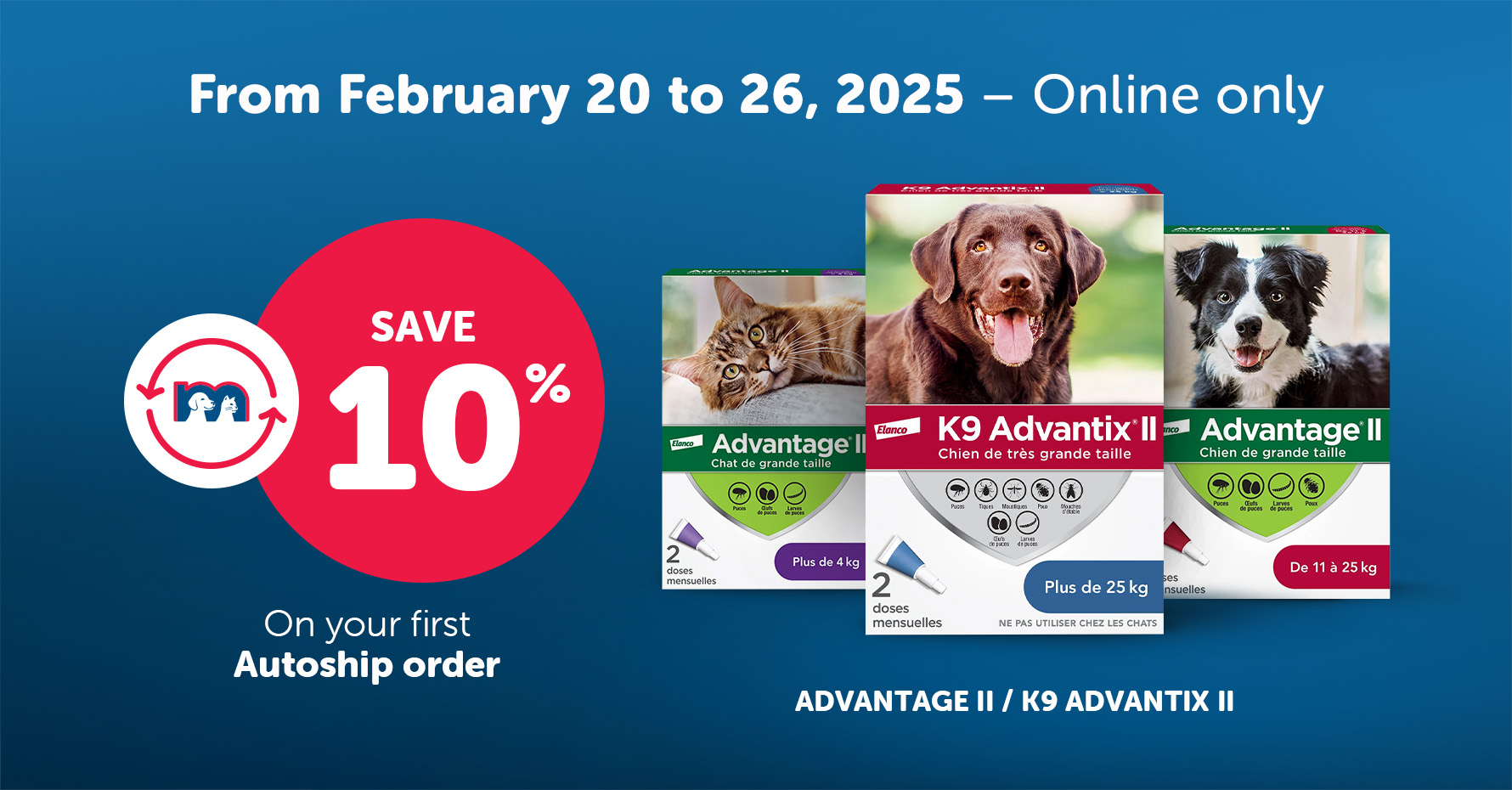 Advantage II / K9 Advantix II | Mondou