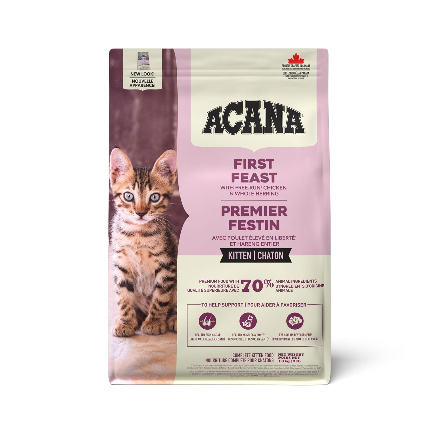 First Feast Dry Kitten Food, 1.8 kg Acana | Mondou