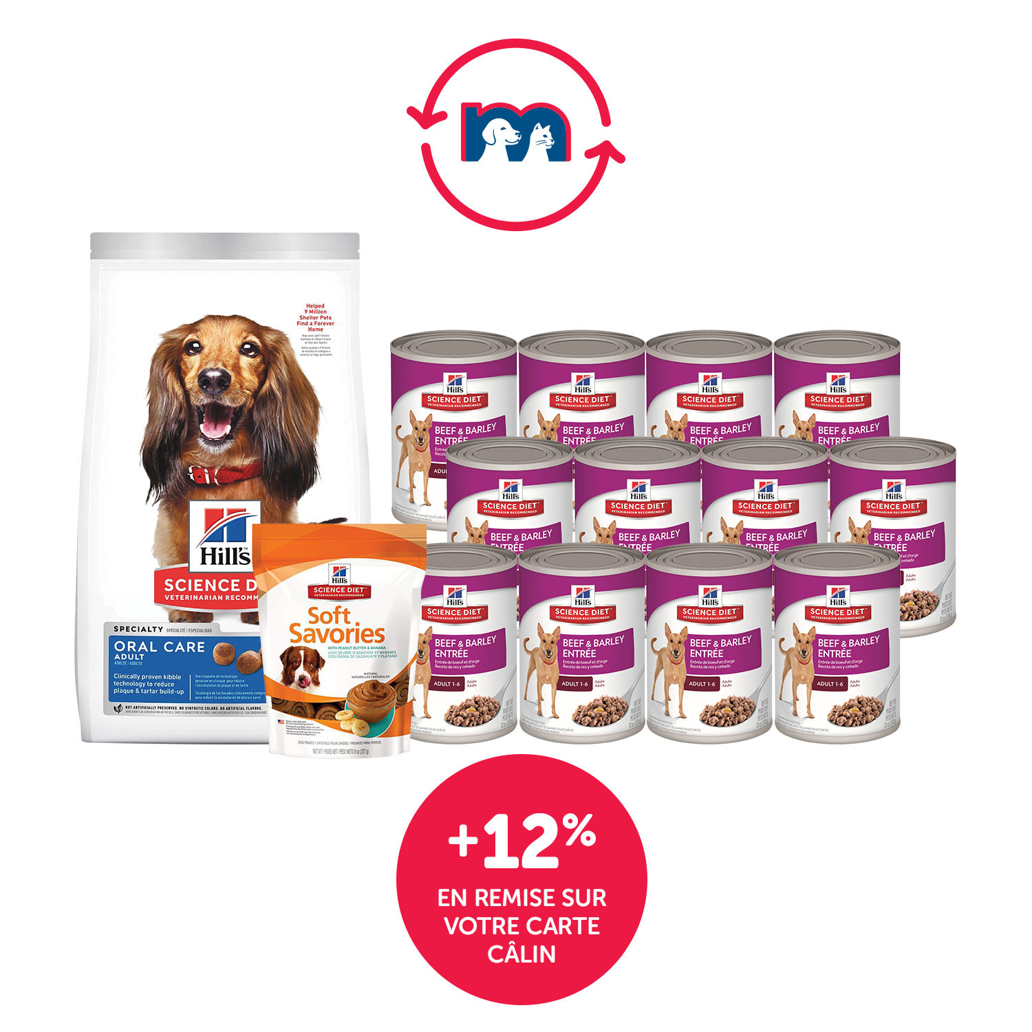 Science Diet Big Cuddle Bundle for Dogs Hill's Science Diet | Mondou