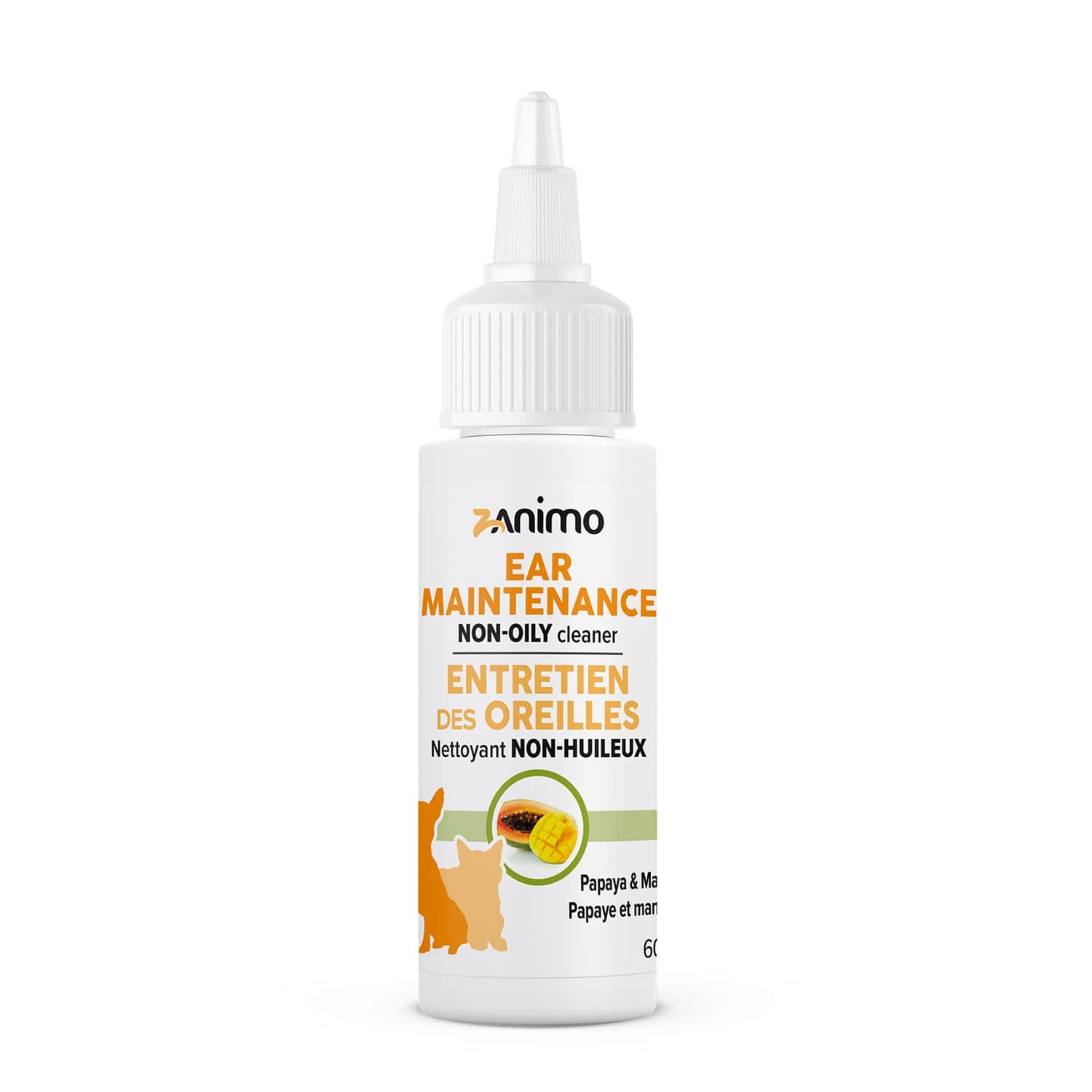 Entretien des oreilles nettoie et hydrate, 60 ml