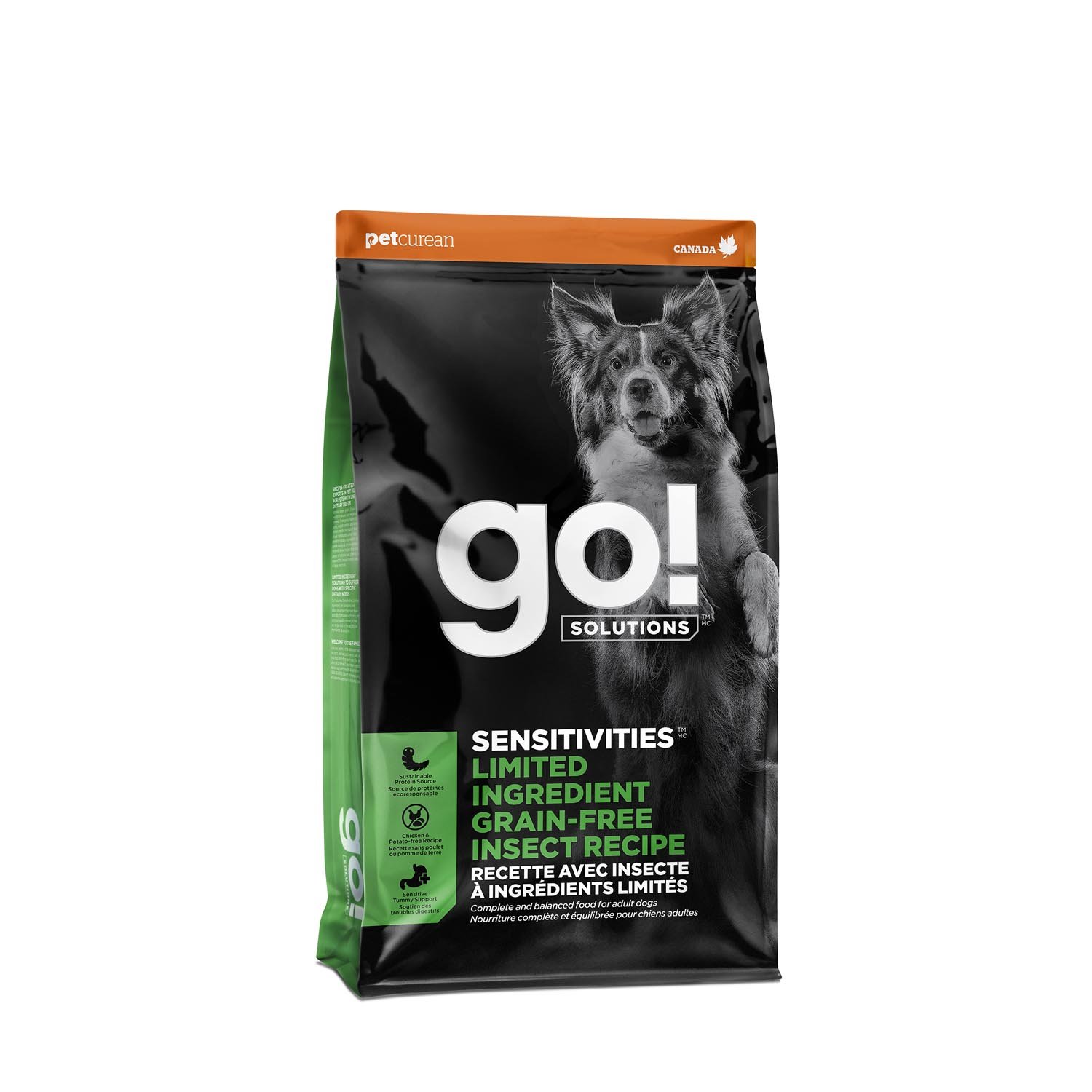 Sensitivities Insect Recipe for Dogs, 1.59 kg Go! Solutions | Mondou
