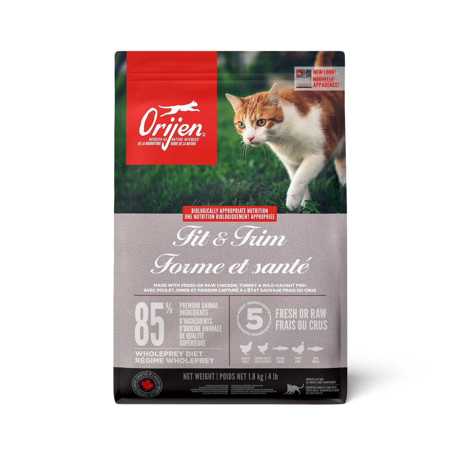 Fit & Trim Dry Food for Cats, 1.8 kg Orijen | Mondou