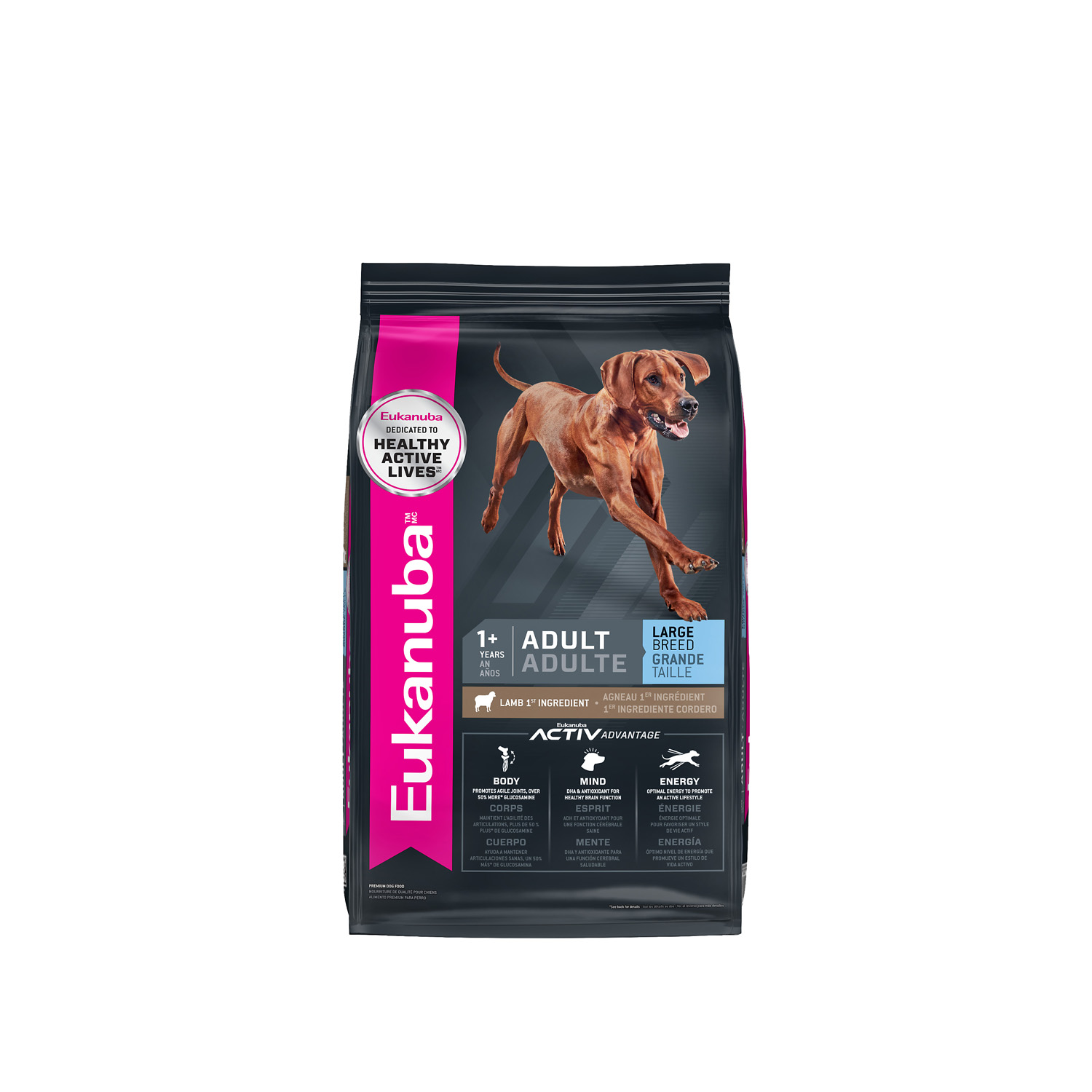 Formule à l'agneau pour chiens adultes de grande race, 13,61 kg