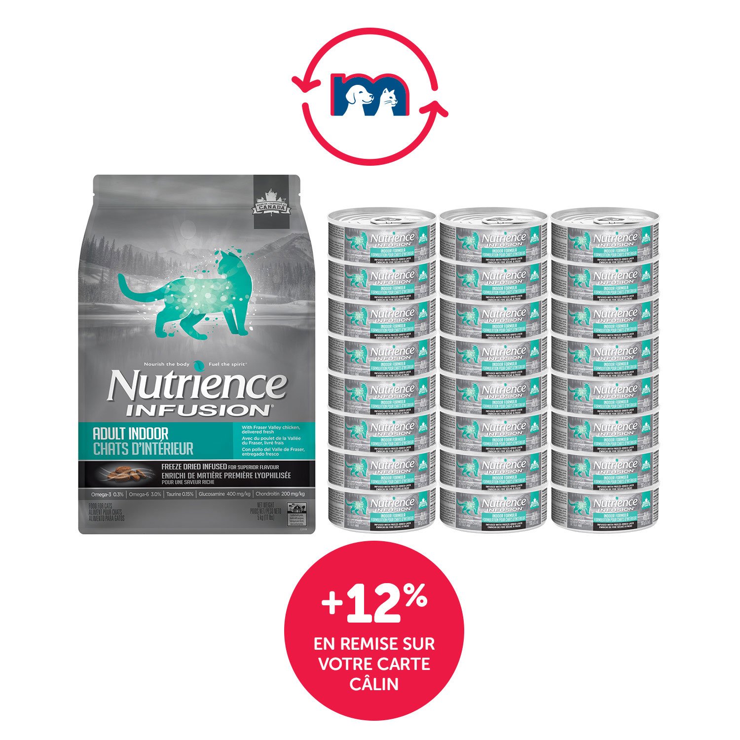 Nutrience Infusion Big Cuddle Bundle for Cats Nutrience | Mondou