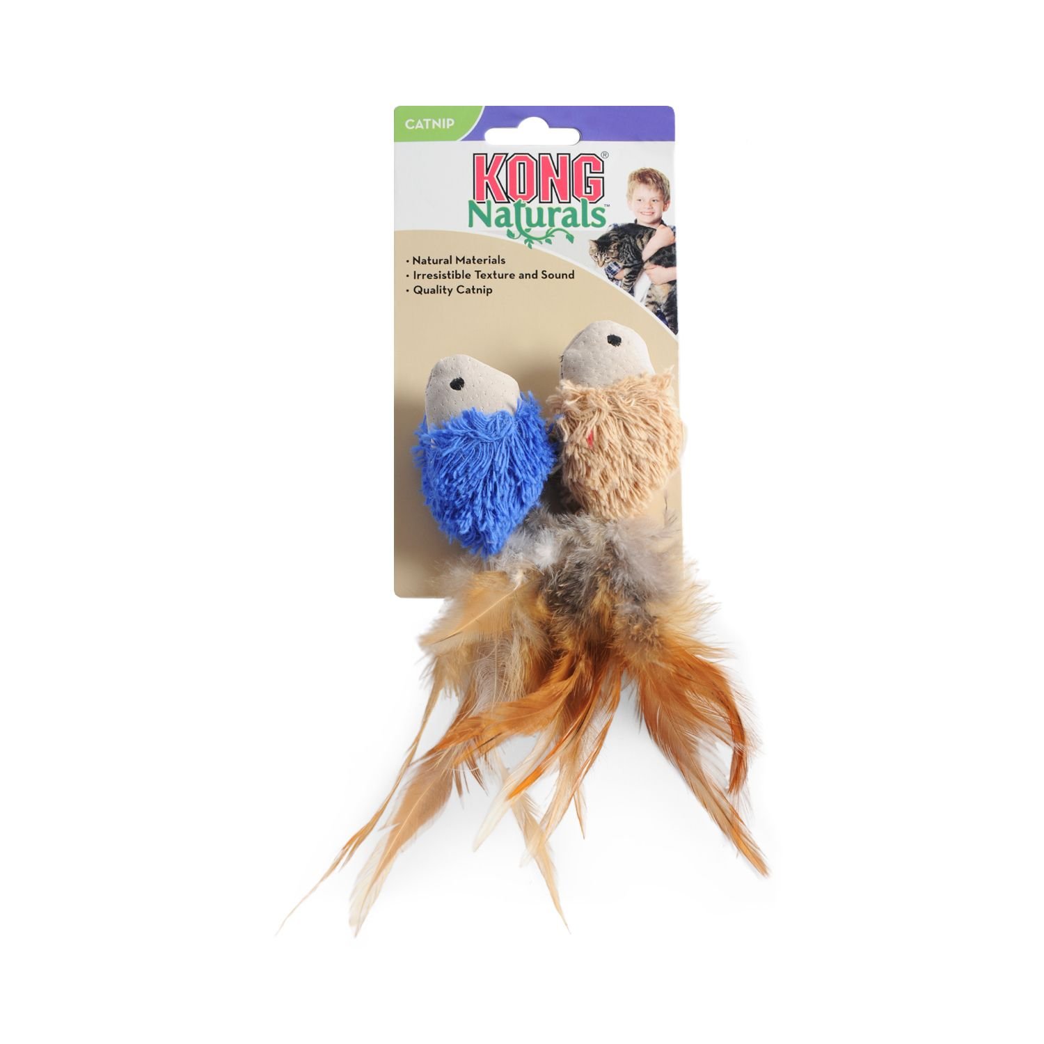 Feathered fish toy Kong 032,007 | Mondou