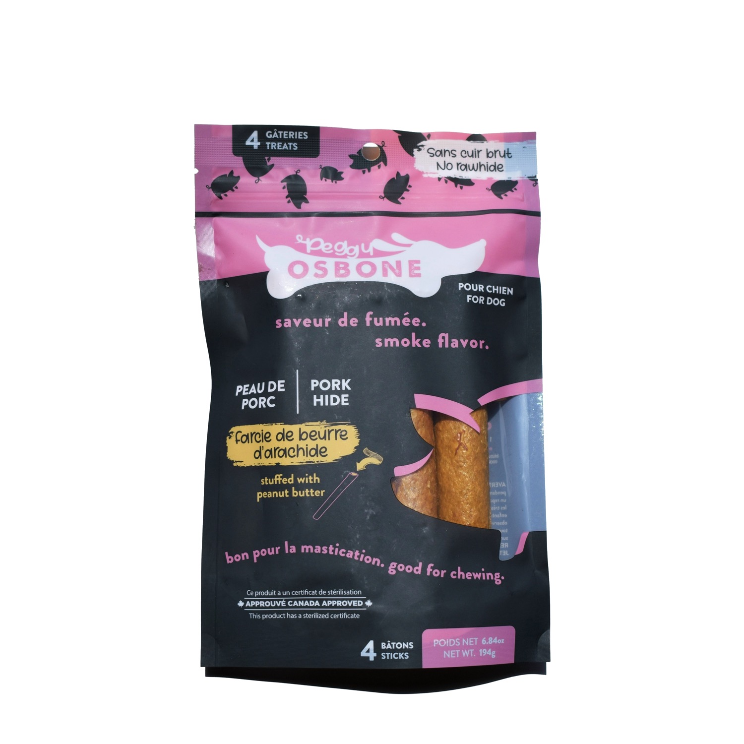 Pork Filled Rolls for Dogs Peggy Osbone | Mondou