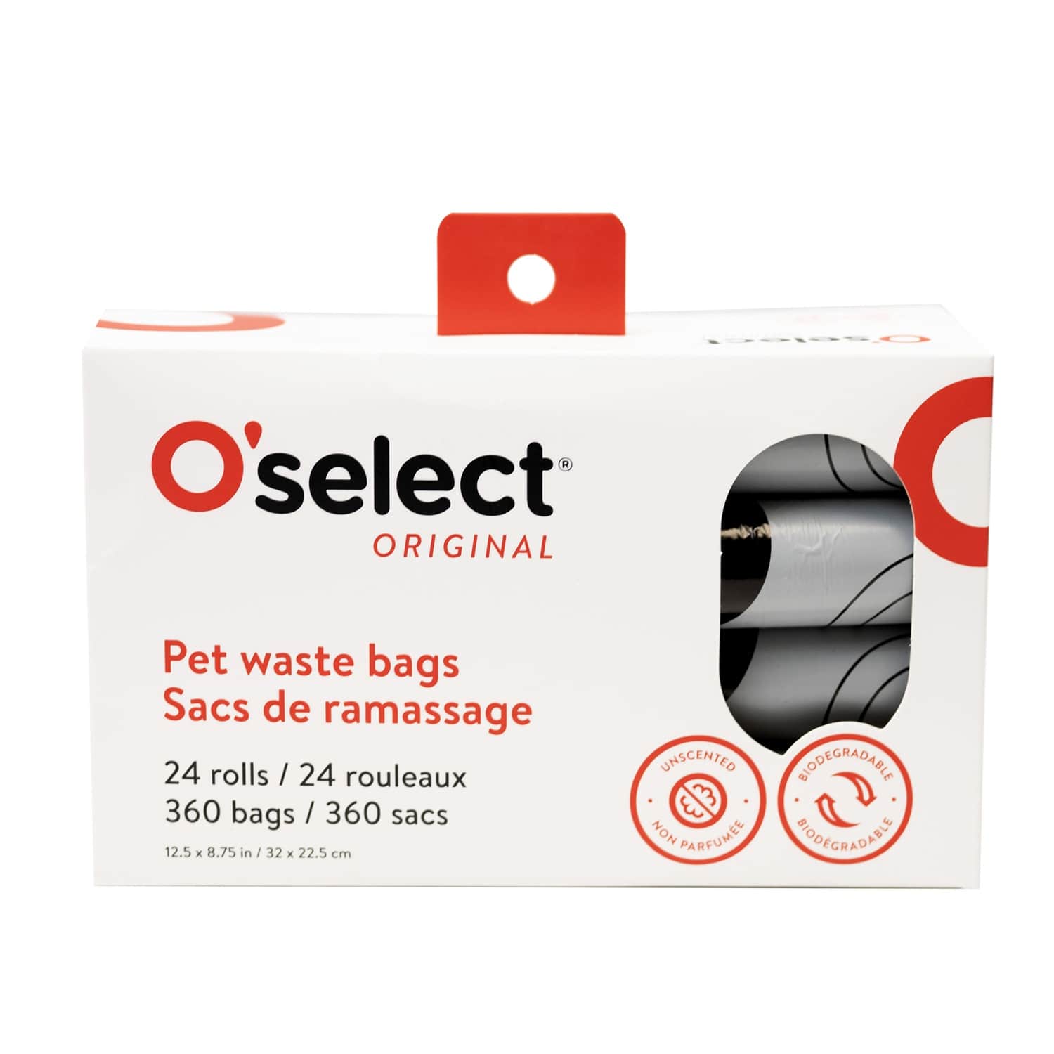 Unscented Pet Waste Bags O'Select | Mondou