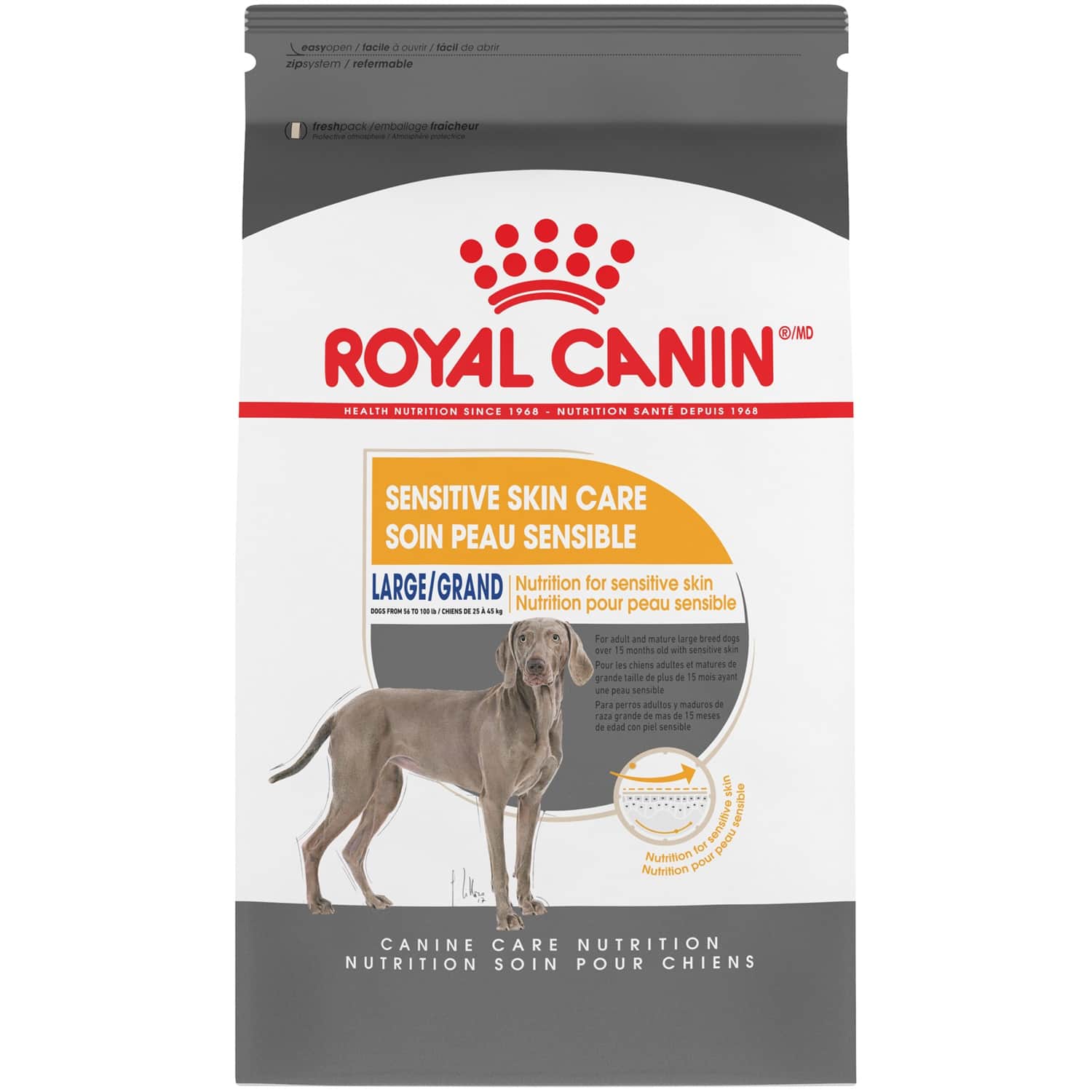 Canine Care Nutrition™ Large Sensitive Skin Care Dry Dog Food Royal ...