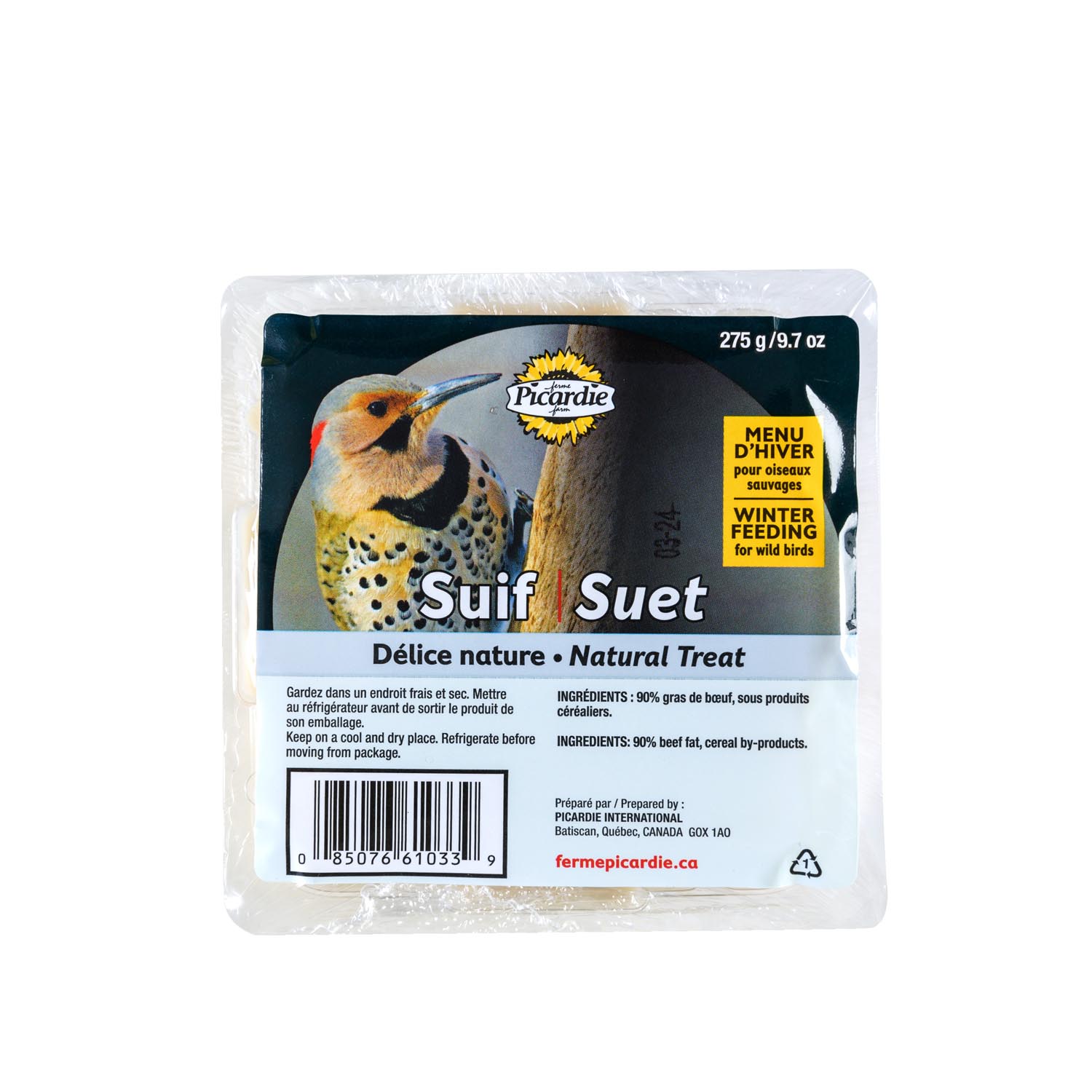 Suif Délice, nature