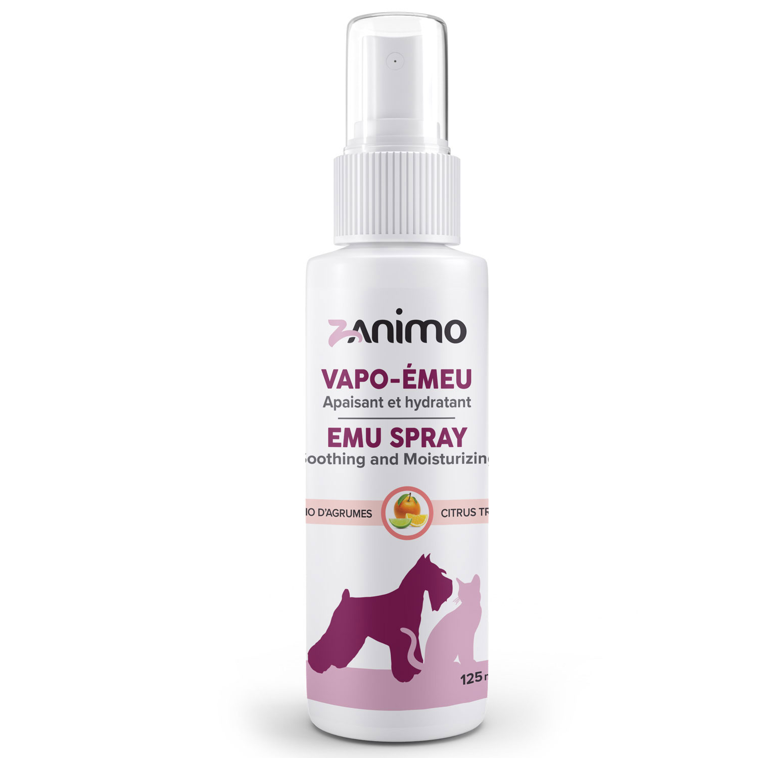 Soothing & Moisturizing Citrus Trio Emu Spray, 125 ml Zanimo | Mondou