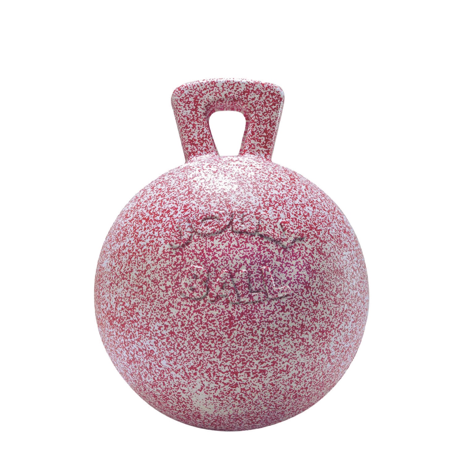 Horse Jolly Ball with Handle, red and white Jolly Pets 001 | Mondou