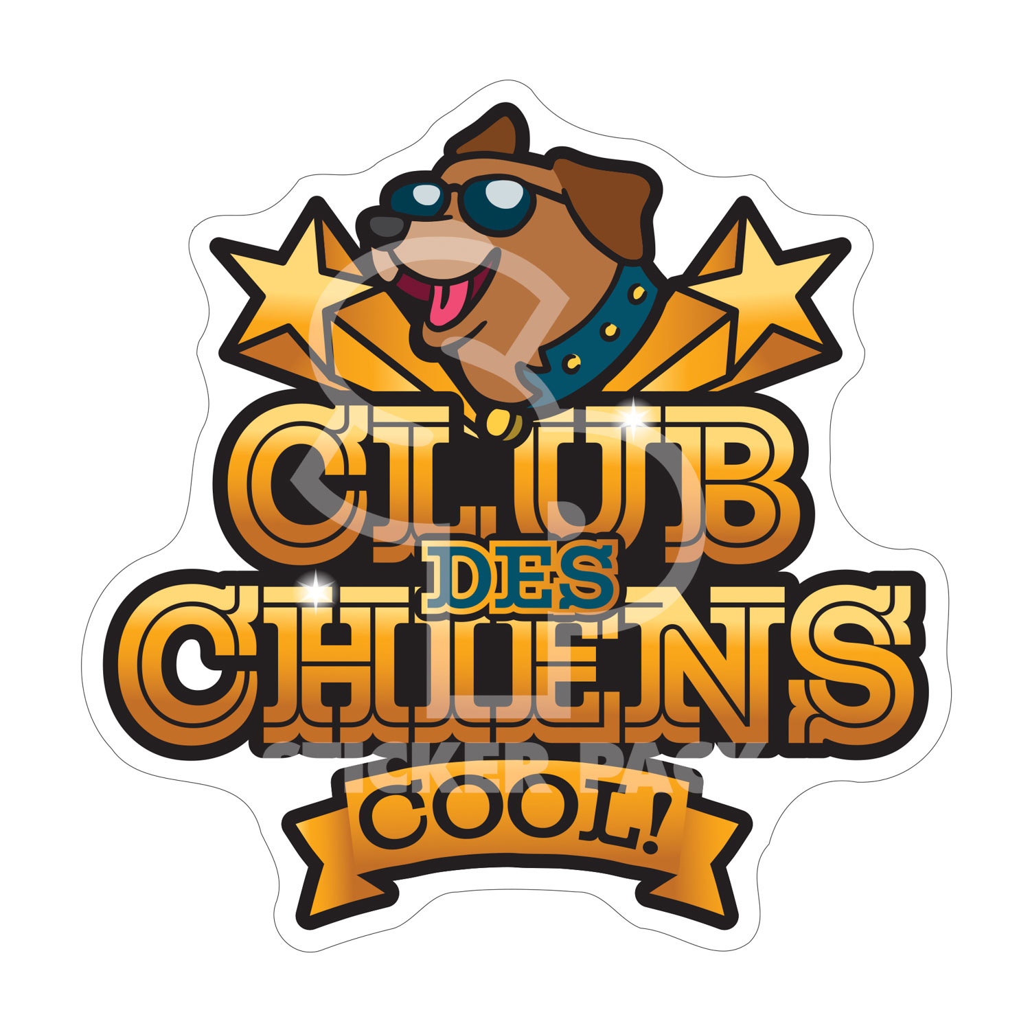 Cool Dogs Club Sticker STICKER PACK 013,033,040 AST | Mondou