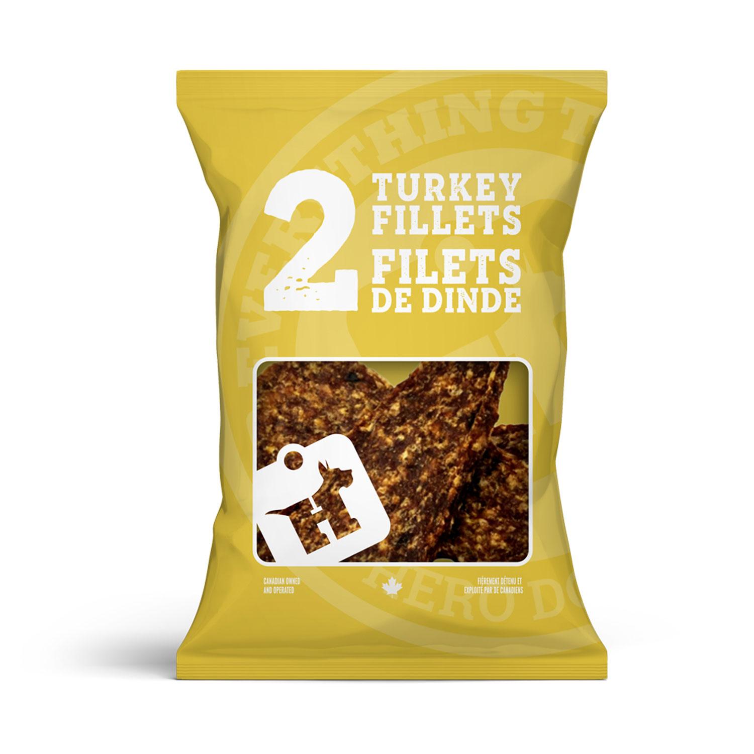 Turkey Fillet, 2 pcs Hero Dog Treats | Mondou