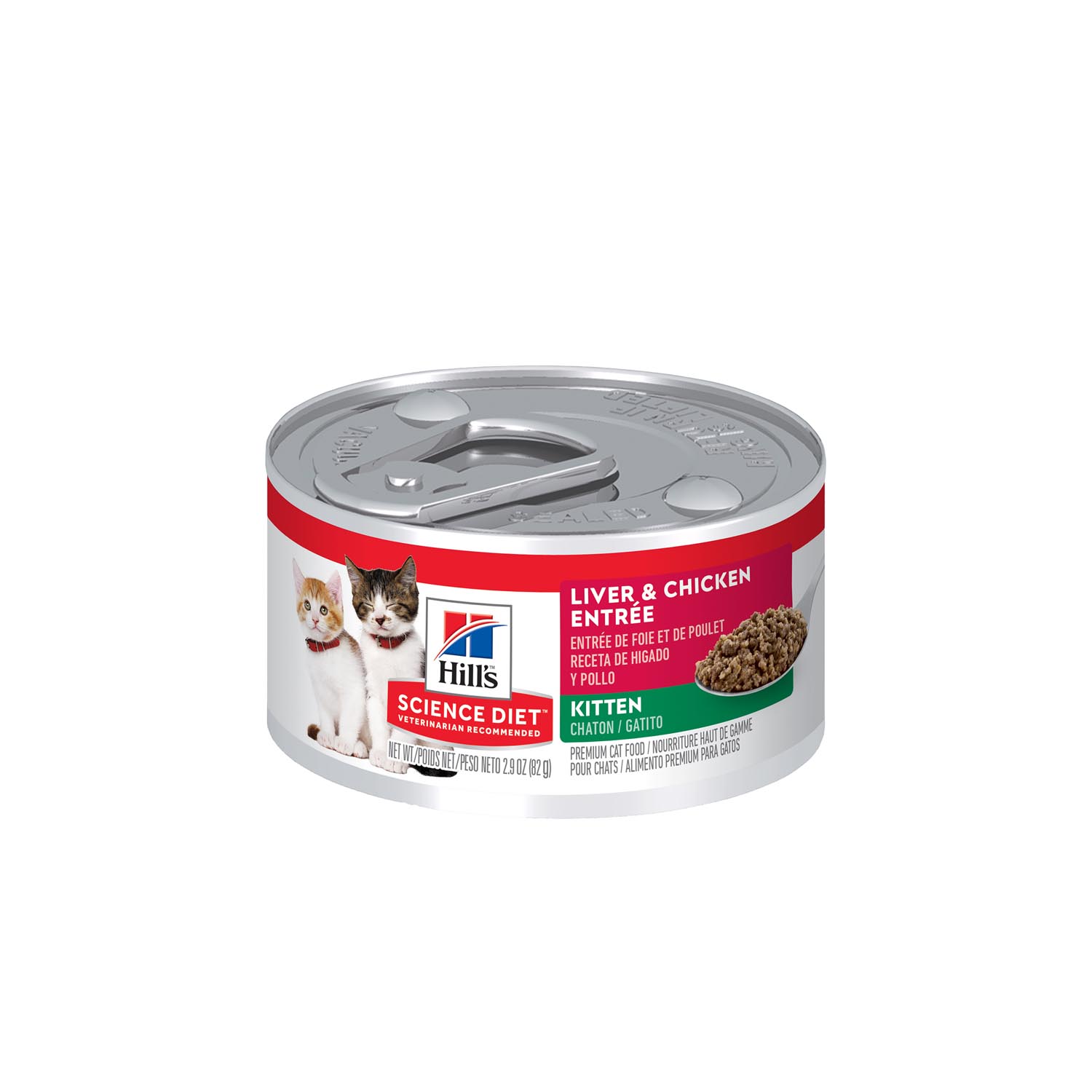 Kitten Liver & Chicken Cat Entrée, 82 g Hill's Science Diet | Mondou