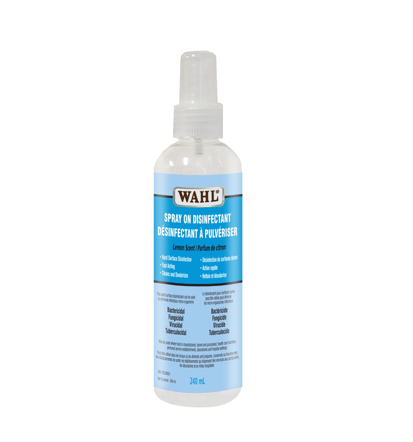 Spray On Disinfectant, 240 ml Wahl | Mondou